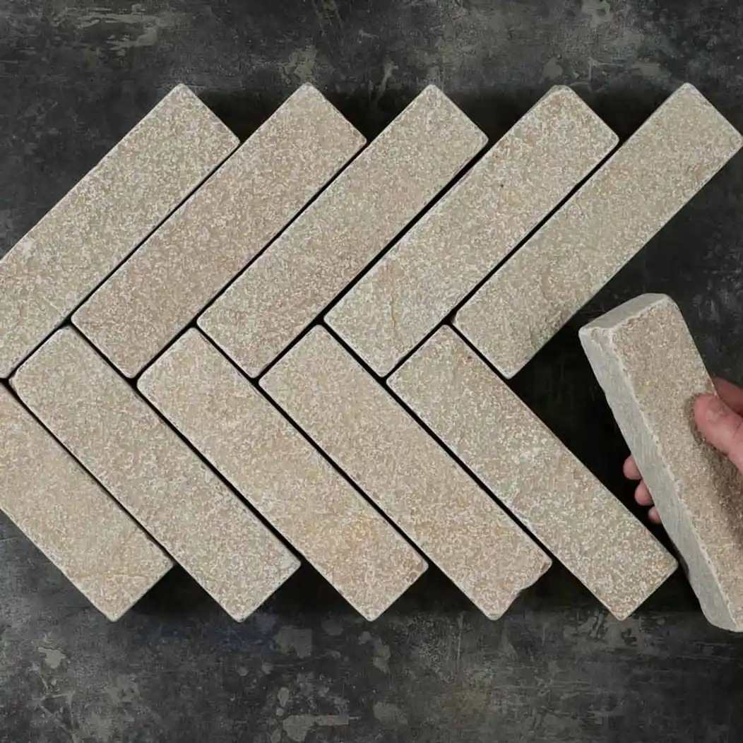 Antique Yellow Stone Pavers | Patio Bricks