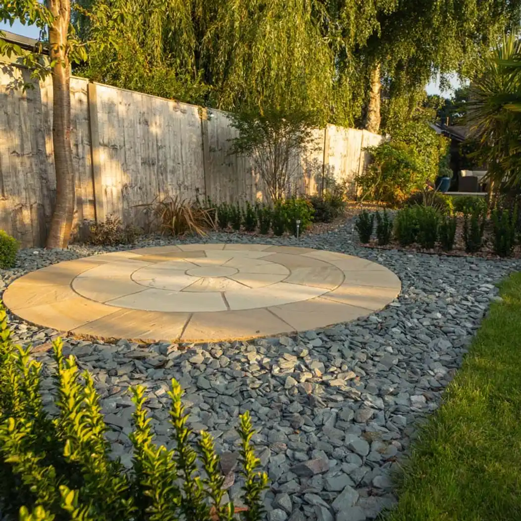 Mint Sandstone Circle | Paving Circle