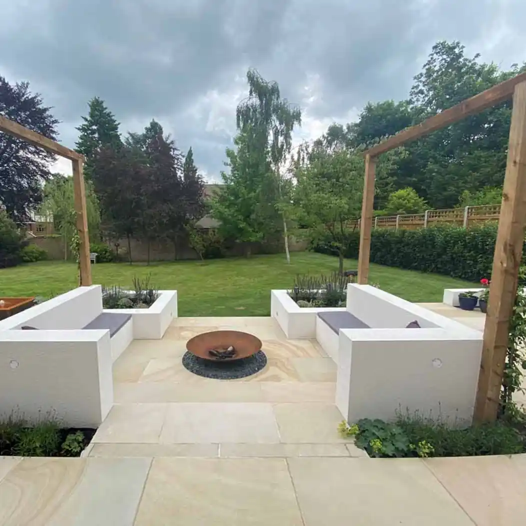 Light Buff Smooth Sandstone | Paving Slabs