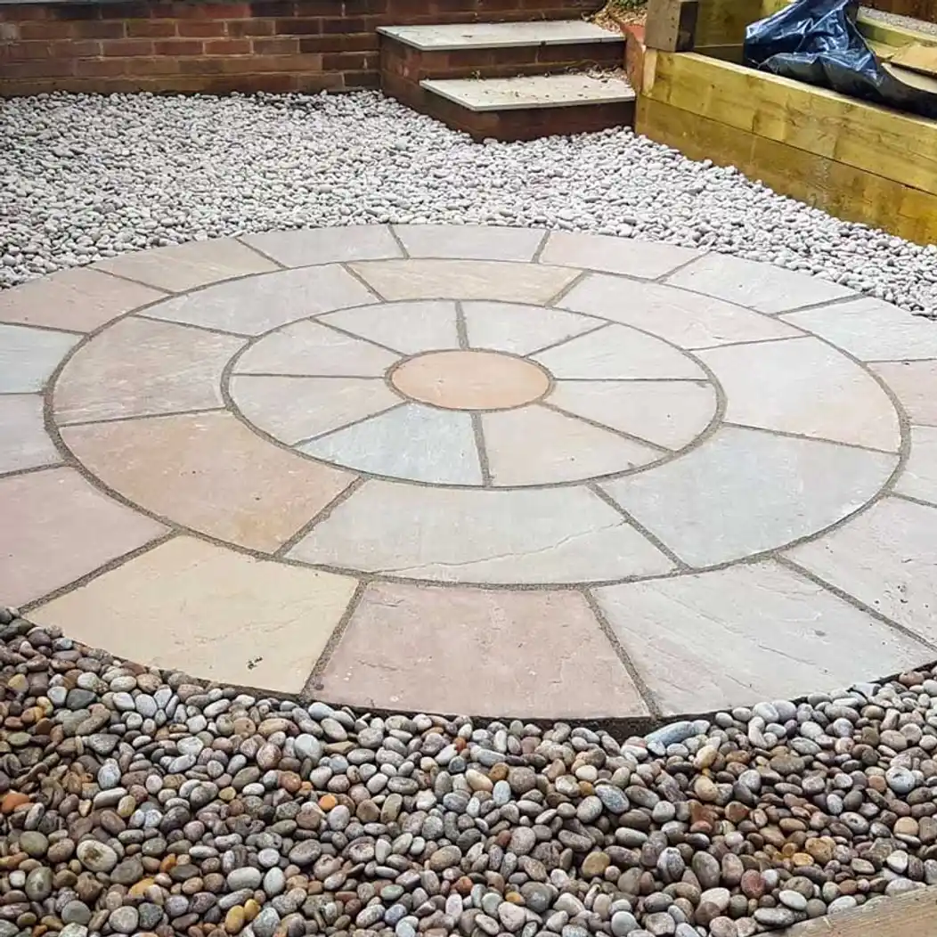 Mint Sandstone Circle | Paving Circle