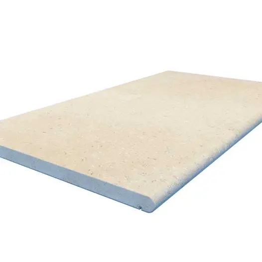 Acid Washed Egyptian Beige | Bullnose Steps