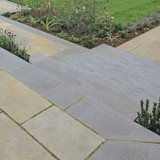 Antique Grey Limestone | Outdoor Step