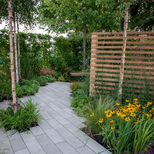 Cream Porcelain Planks Patio Tiles