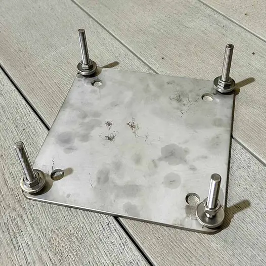 Deluxe Pergola Base Levelling Plates