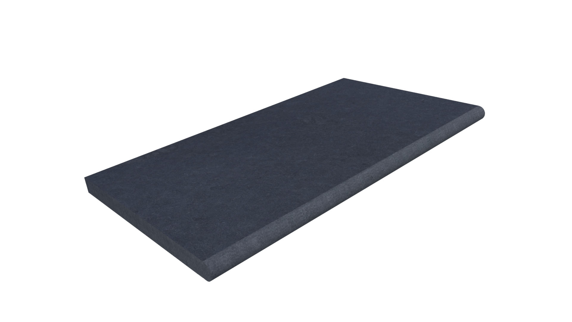 Brazilian Black Slate | Bullnose Step Tread