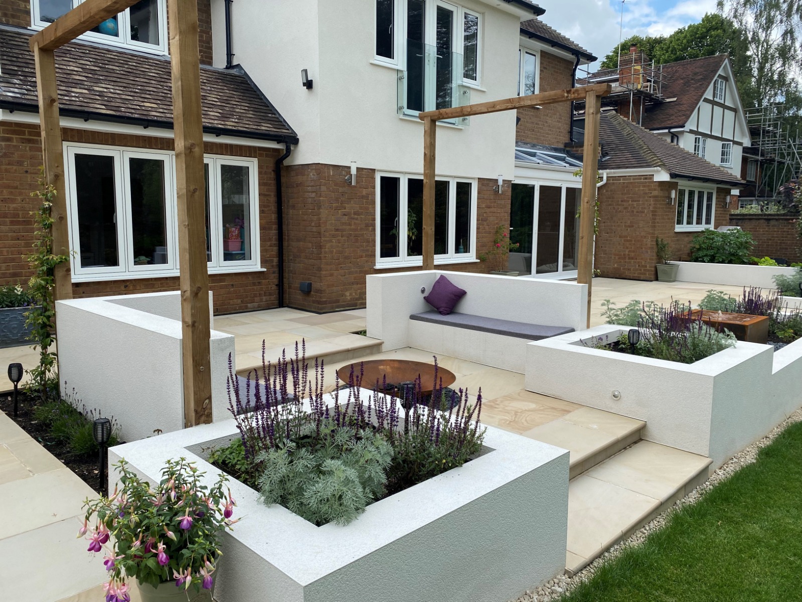 Light Buff Sandstone | Bullnose Step