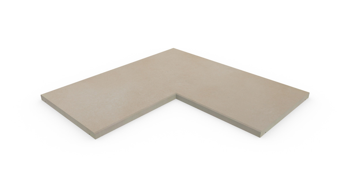 Venetian Beige Porcelain | Pool Coping